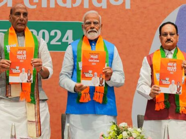 BJP Says Its 2024 Poll Manifesto "Gold Standard" For Global Parties