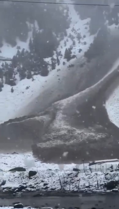 Watch: Avalanche, Landslide In Kashmir After Heavy Rain, Snowfall
