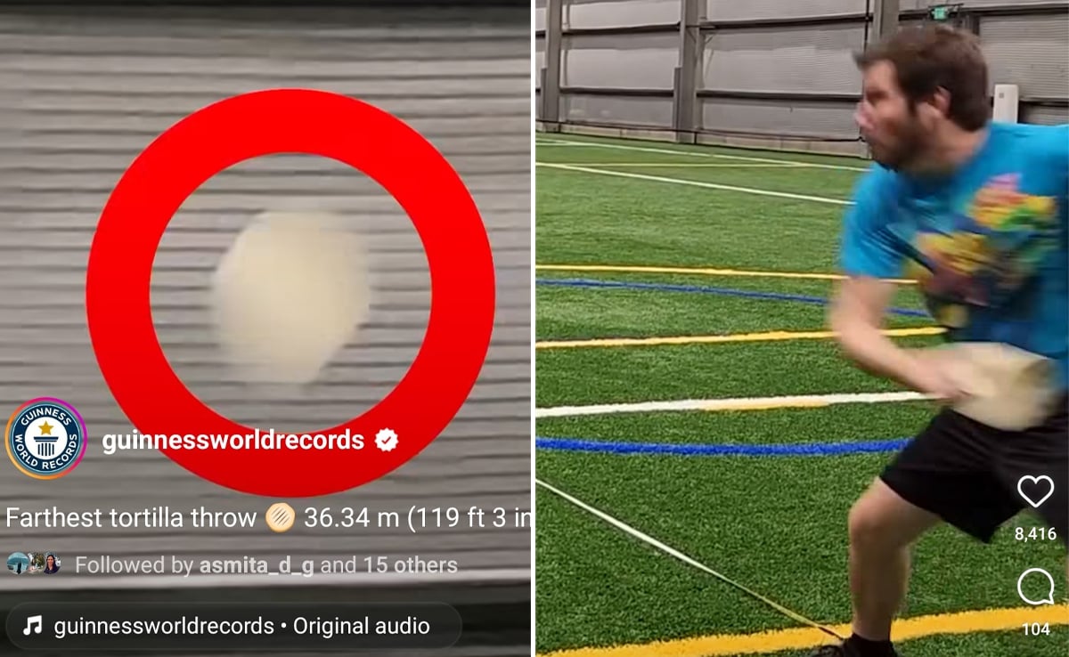 US Man Sets World Record By Throwing Tortilla. Surprised? Watch The ...