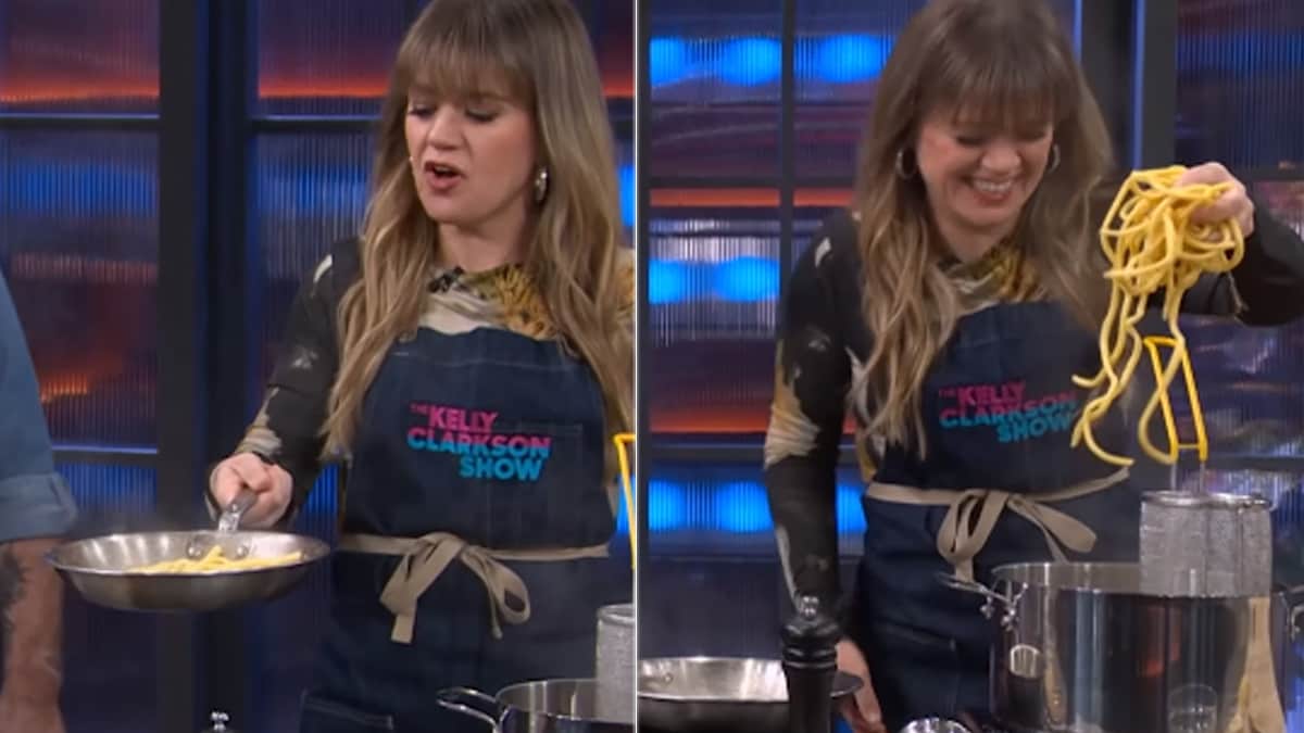 Watch: Kelly Clarkson Making Pasta With Chef Evan Funke Is All Things ...