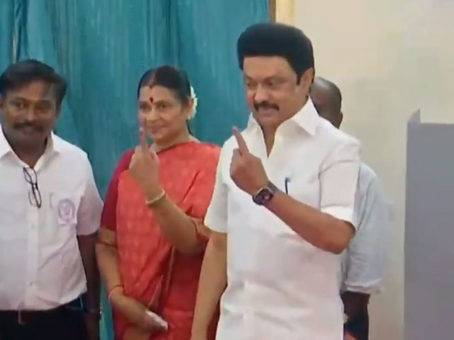 MK Stalin Casts His Vote In Chennai For Lok Sabha Elections 2024