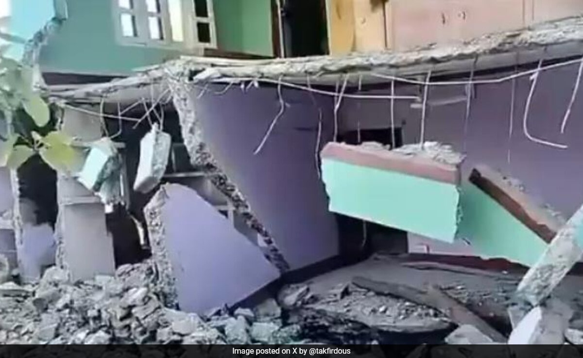 Over 50 Houses Damaged, Road Cut Off As Land Sinks In J&K's Ramban