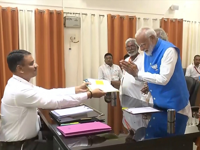 PM Modi Files Nomination From Varanasi After Praying At Iconic Ghat, Temple