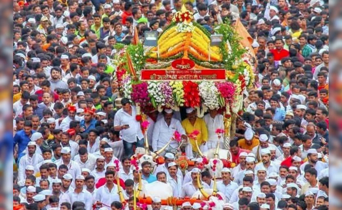 The schedule of Dnyaneshwar Maharaj's Ashadhi Vari Palkhi ceremony has ...