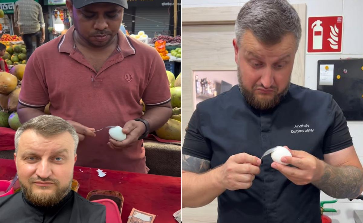 Chef Tries Viral Egg Peeling Hack. Does It Really Work? Watch The Video ...