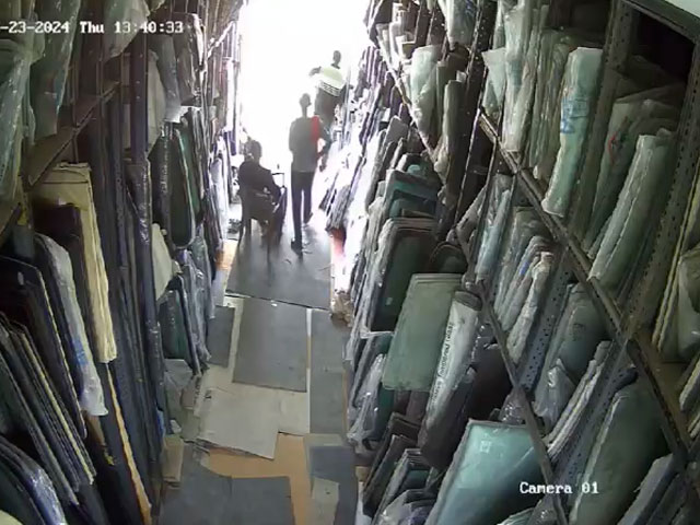 CCTV Shows Thane Factory Blast, How Glass Shards Flew, People Ran Out