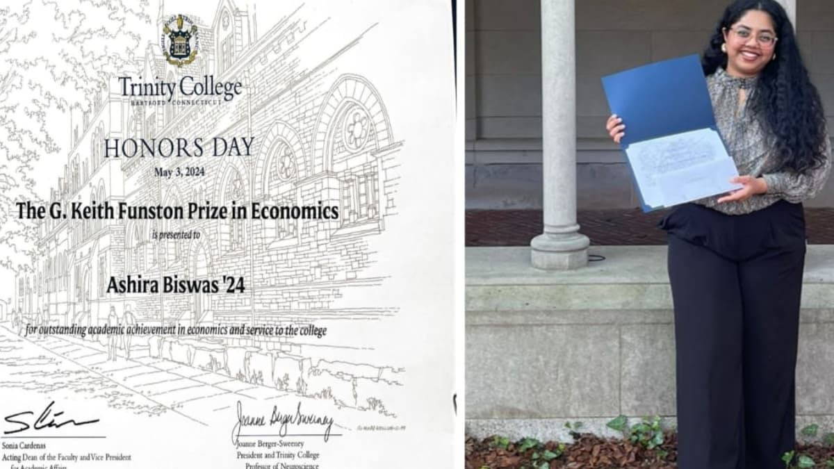 IPS सुष्मित बिश्वास की बेटी आशिरा ने अमेरिका में फहराया में परचम, इकोनॉमिक्स के क्षेत्र में मिला ...