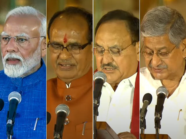 Modi 3.0 With 72 Ministers Takes Oath, 9 New Faces In Cabinet