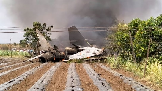 fighter jet crashed today