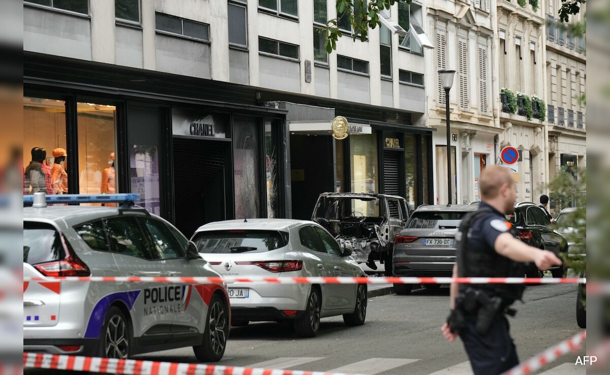 Thieves Ram-Raid Car At Chanel Store In Paris, Set It On Fire: Report