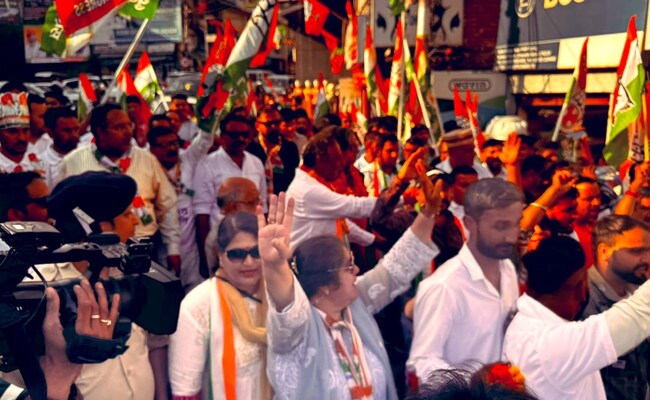BJP Shares Video Of Woman Being Harassed At Rally, Congress MP Was On Stage