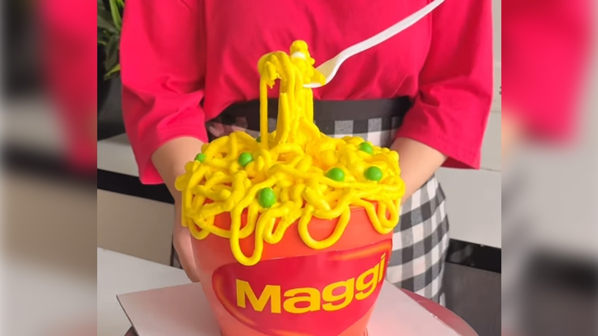 “Looks Real”: Bakers Maggi Noodles Cake Takes Internet By Storm - NDTV Food