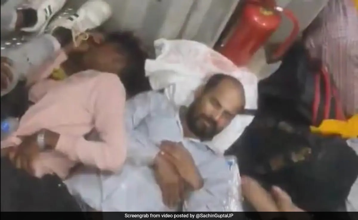 Video: Passengers Sleep Near Toilet On Overcrowded Train, Railways Reacts