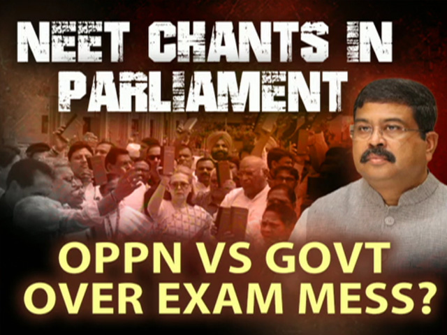 NEET Chants In Parliament: Opposition vs Government Over Exam Mess