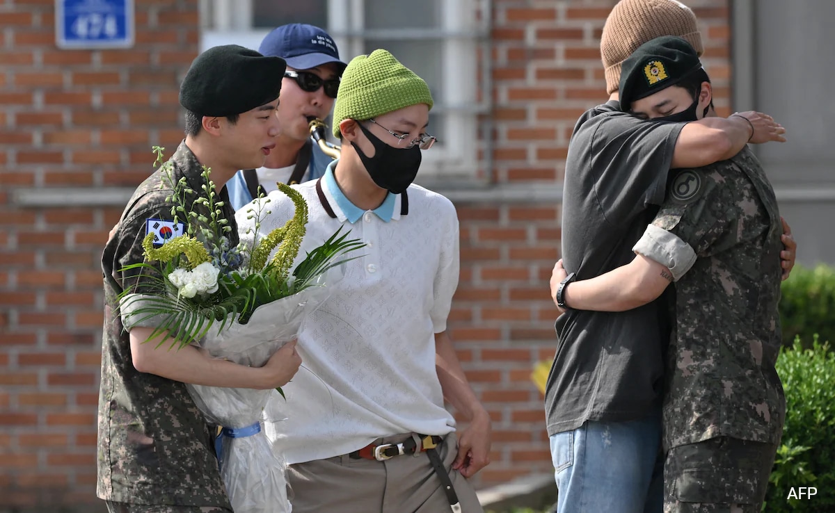 BTS Star Jin Finishes South Korean Military Service, Greeted By Bandmates