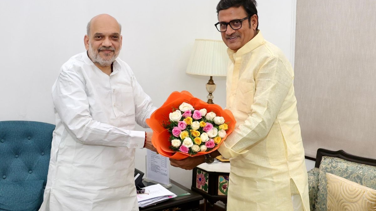 देवी सिंह भाटी के सियासी हमले के बाद अमित शाह से मिले राजेंद्र राठौड़ ...