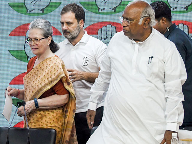 Congress' Holds A Press Conference After Election Results