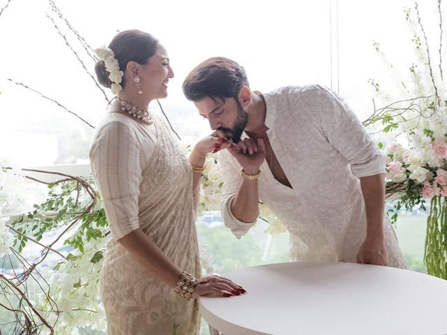 Sonakshi Sinha Marries Zaheer Iqbal. See First Wedding Pics