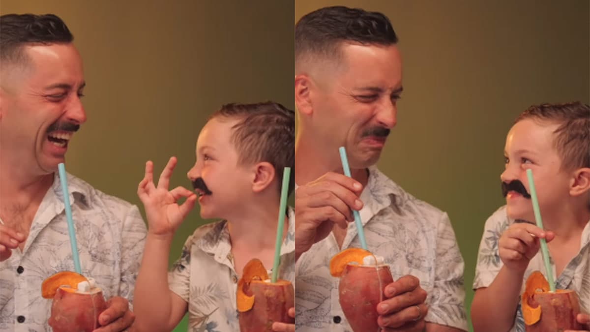 Watch: Adorable Father-Son Duo Makes Sweet Potato Coffee And Internet ...