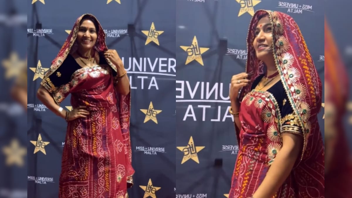 मिस यूनिवर्स माल्टा प्रतियोगिता में पहुंची दौसा की बहू धोली मीणा, घाघरा ...