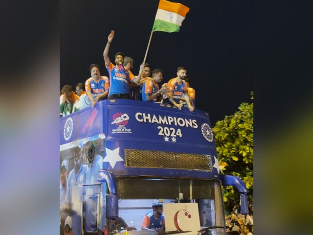 Team India's Mega Victory Parade, Sea Of Blue At Marine Drive