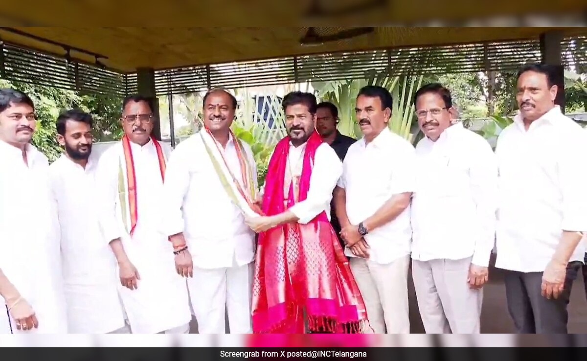 Another KCR Party MLA Bandla Krishna Mohan Reddy Joins Congress, 7th ...