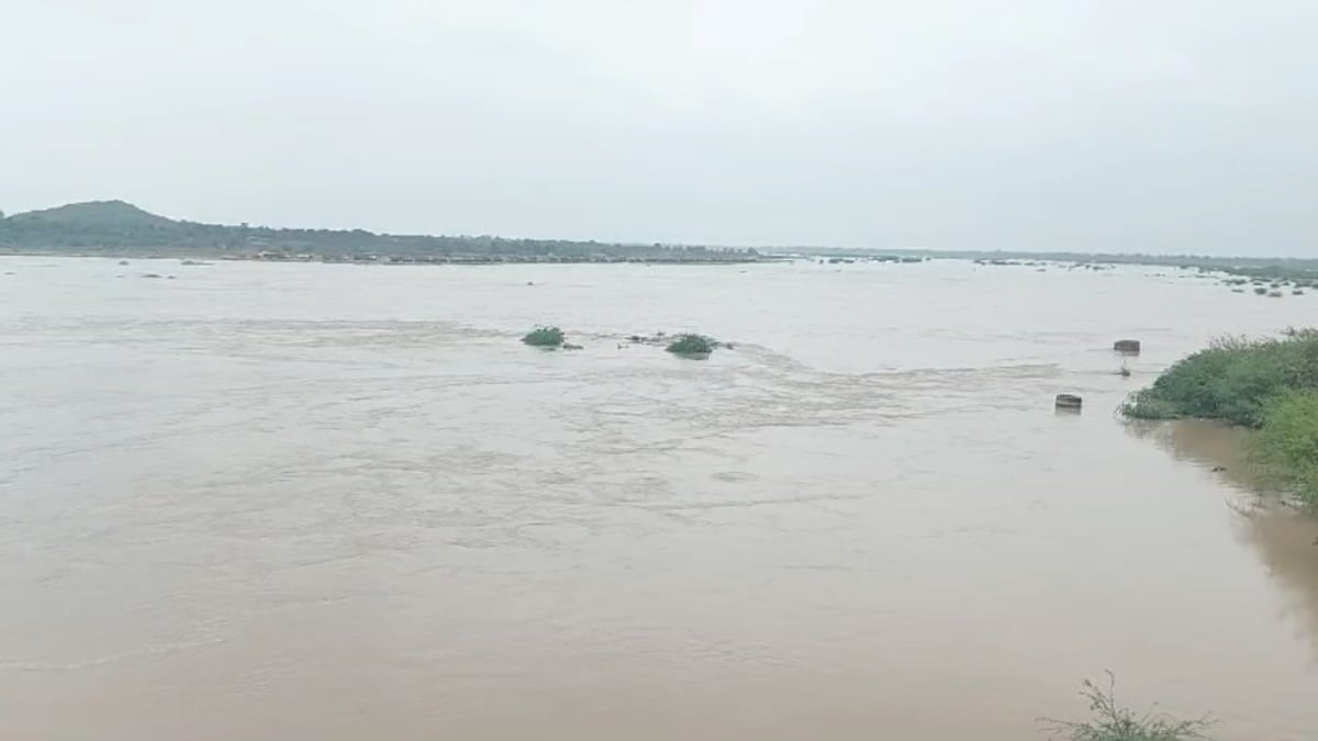 Isarda Dam Overflow: मानसून की मेहरबानी से लबालब हुआ ईसरदा बांध, डैम के ...