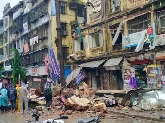 Woman Dies, Many Feared Trapped After Portion Of Mumbai Building Collapses