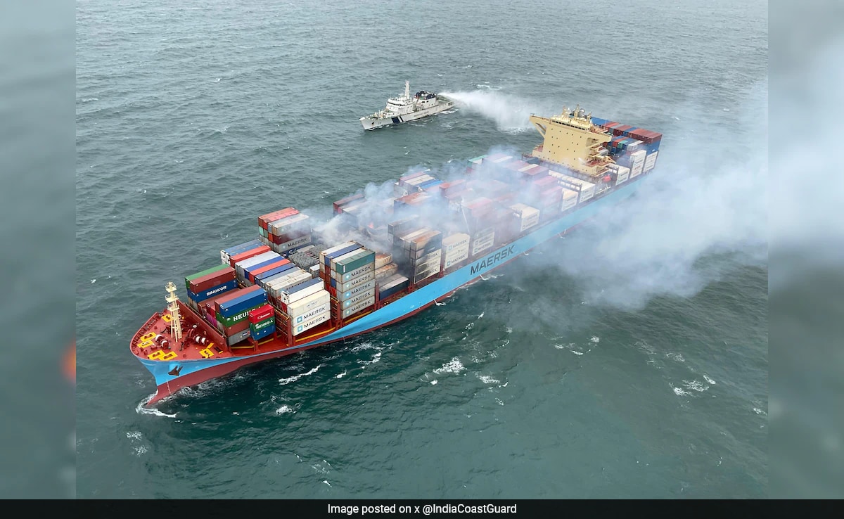 Fire On Cargo Ship Near Karnataka Coast Under Control, 1 Crew Member ...