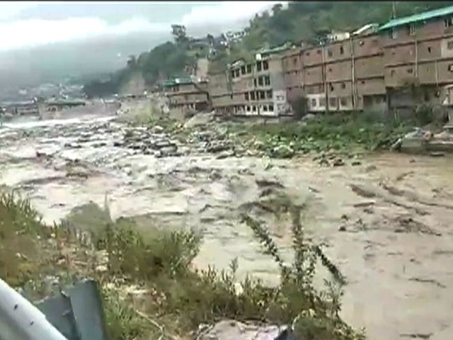 Part Of Himachal's Leh-Manali Road Closed After Cloudburst Triggers Flash Flood