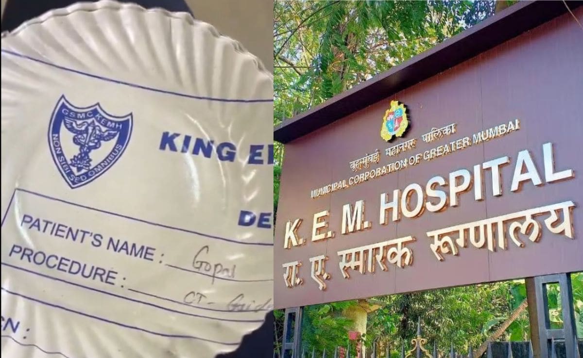 paper plates made by patient reports at KEM Hospital Mumbai News