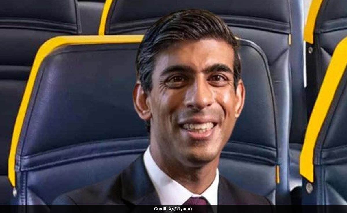 Ryanair Airlines Offers A Seat To Outgoing UK Prime Minister Rishi Sunak