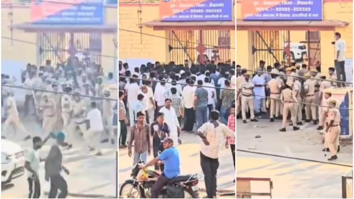 Rajasthan Viral Video प्रेमी संग शादी करके थाने आई युवती पीछे पीछे 3118
