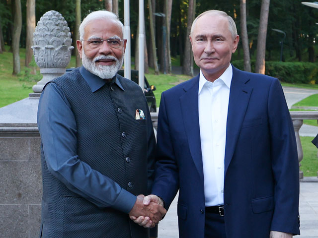 Russian President Putin Hosts Private Dinner For PM Modi