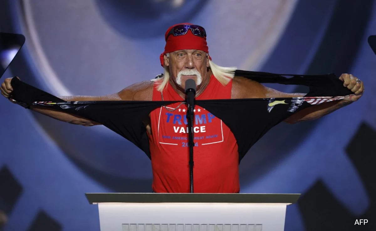 Viral Video: Hulk Hogan Tears Off Shirt In Support Of Donald Trump At ...