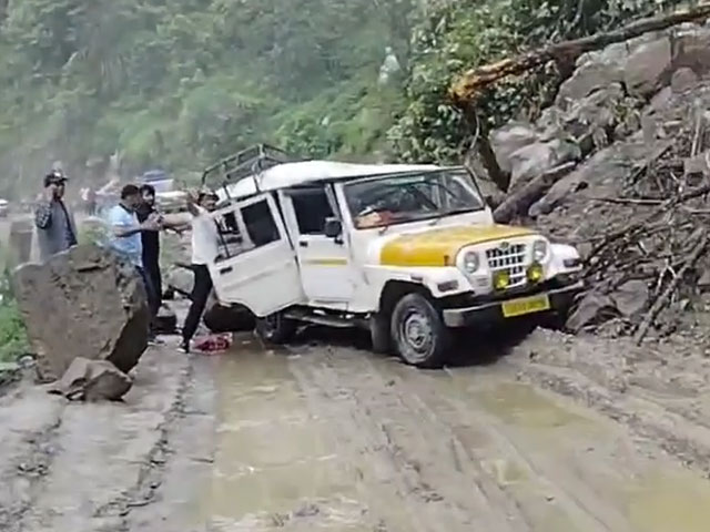 1 Dead As Falling Boulder Strikes Car In Sikkim Amid Monsoon