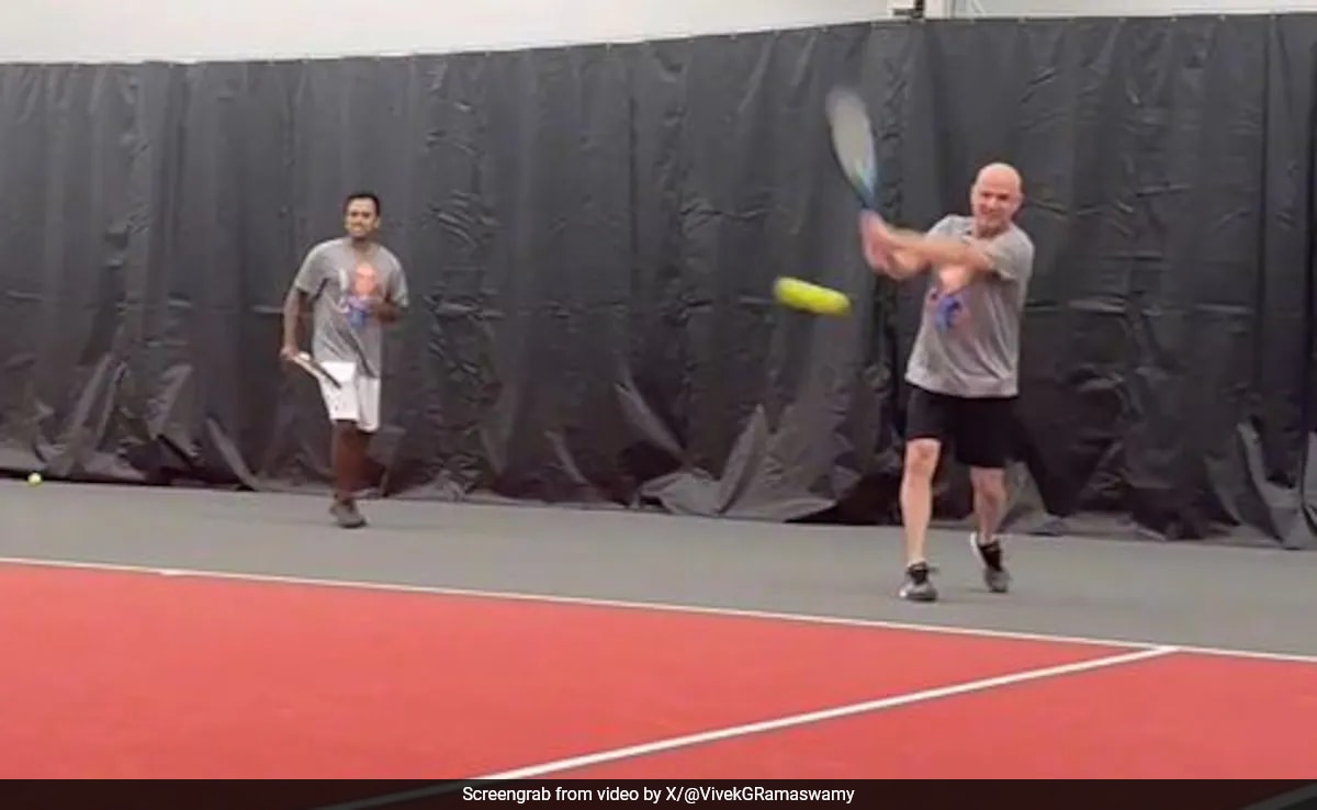From Ball Boy To "Hitting Partners": Vivek Ramaswamy Plays Tennis With ...