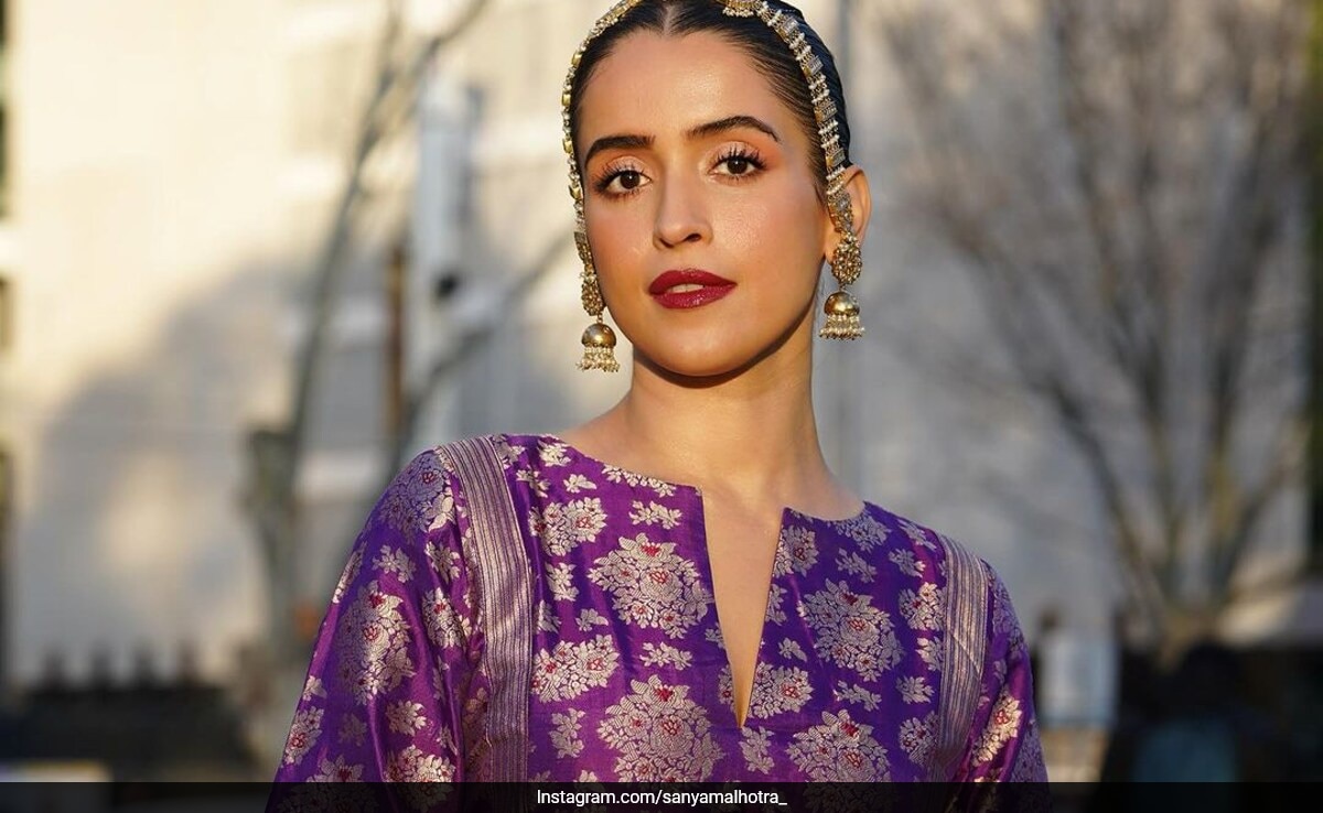 At Indian Film Festival Of Melbourne, Sanya Malhotra's Colour Block ...