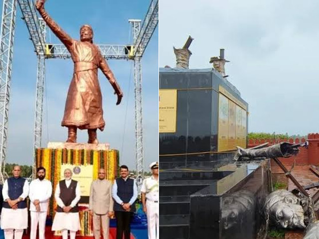 Consultant Behind Shivaji Statue Which Collapsed In Maharashtra Arrested