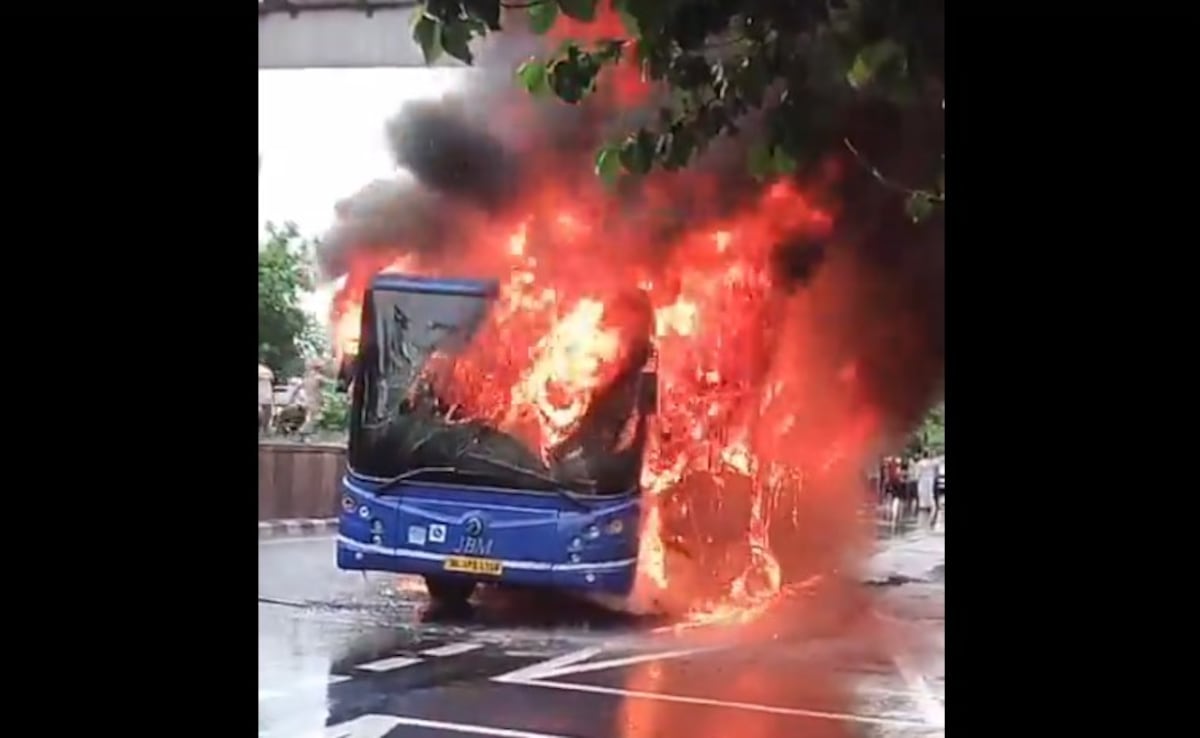 Delhi Bus Catches Fire, All Passengers Rescued