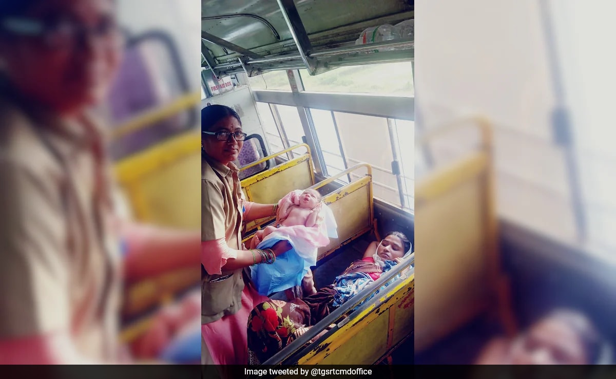 Woman Goes Into Labour In Bus In Telangana, Conductor Helps Her Deliver ...
