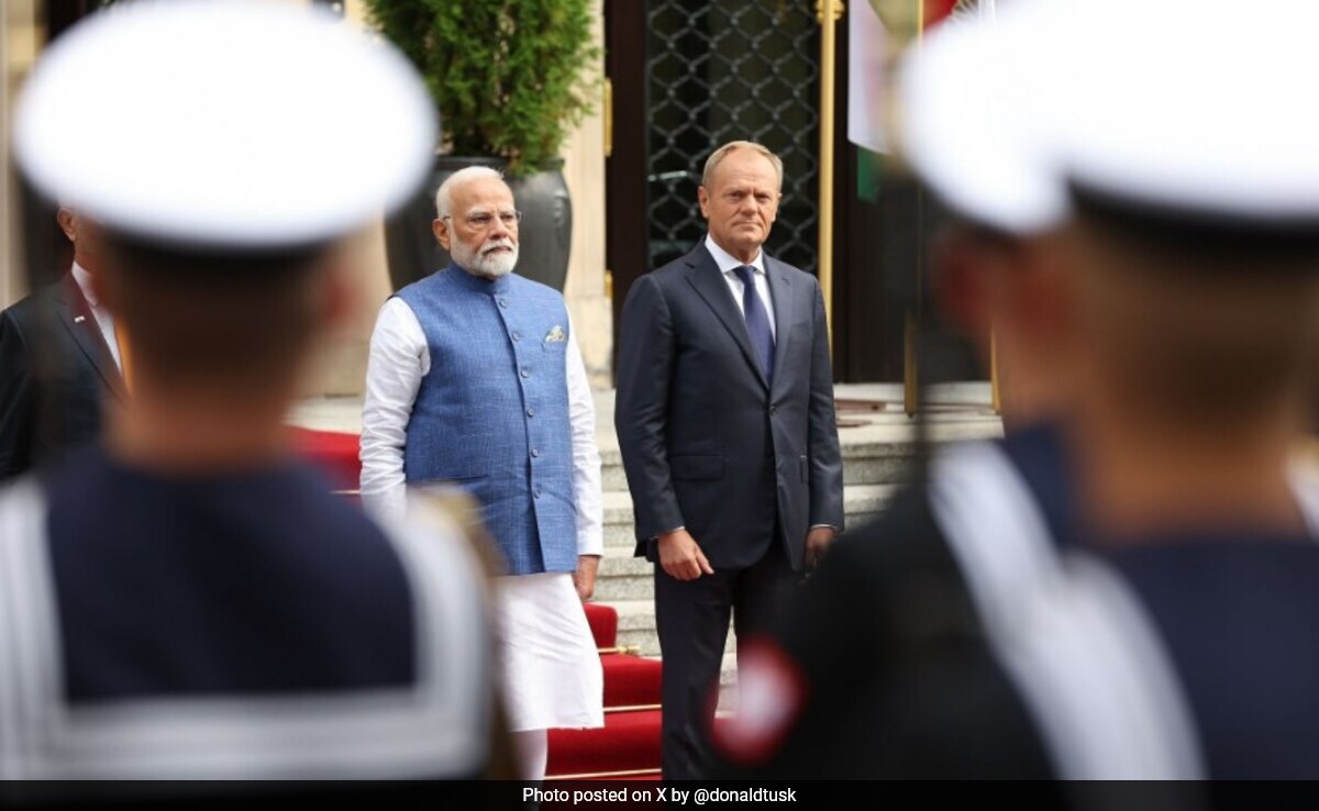 PM Narendra Modi Meets Polish Counterpart Donald Tusk, Discusses Bilateral Ties