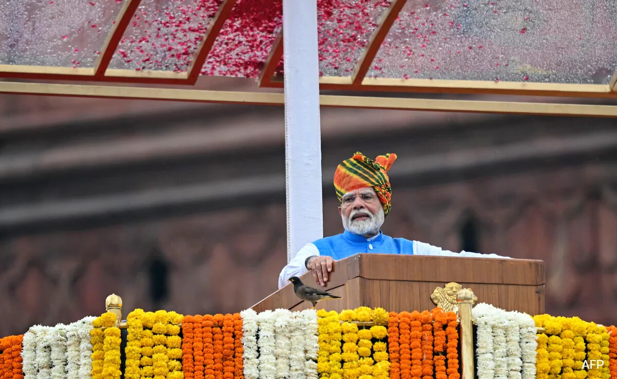 PM Modi On Independence Day: Pics: PM Modi's 98-Minute Address Becomes ...