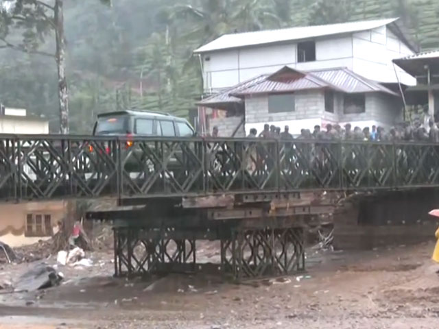 Indian Army Builds Bailey Bridge In Record Time For Wayanad Landslide ...