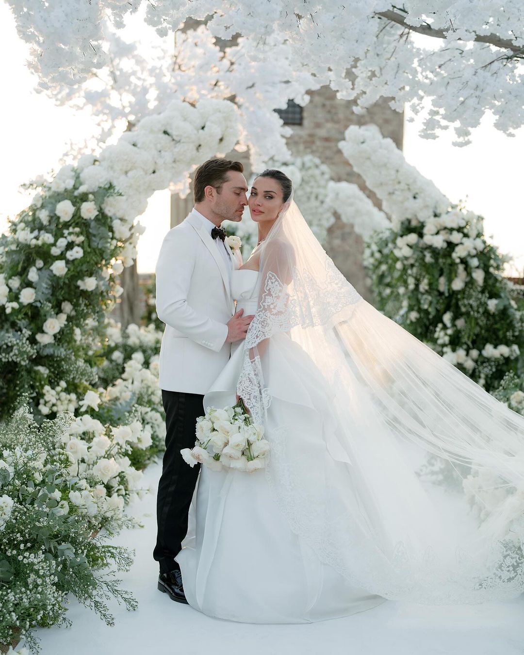 Amy Jackson's Bridal Style For Ed Westwick Wedding In Italy