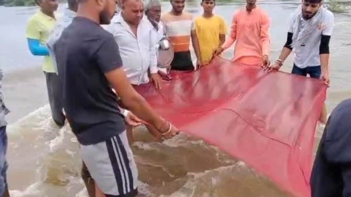 भीलवाड़ा की 'गंगा' कोठारी नदी की पूजा कर लोगों ने ओढ़ाई चुनरी, मांगी यह ...