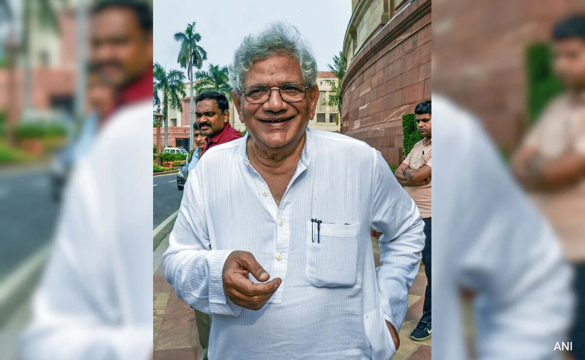 "Distinct, Influential Voice": President Mourns Sitaram Yechury's Death