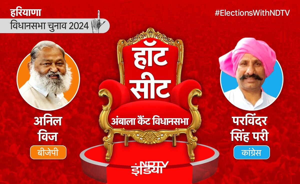 हरियाणा चुनाव : अंबाला कैंट से अनिल विज की राह नहीं है आसान, जानें ...