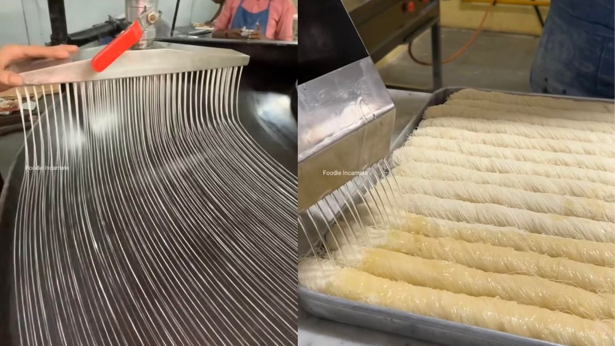 Watch: Viral Video Of Kunafa-Making Process Gets Over 15 Million Views ...