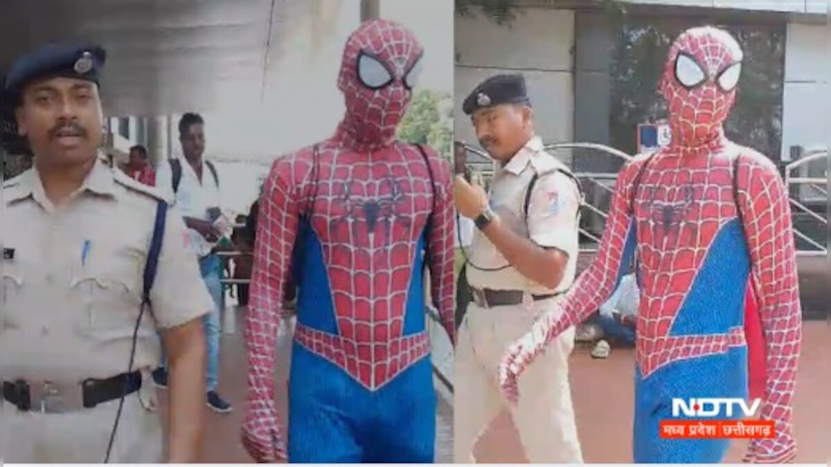 Youtuber को भारी पड़ गया Spider-Man बनना, रेलवे स्टेशन पर ही RPF ने उतार दिया Video का खुमार ...